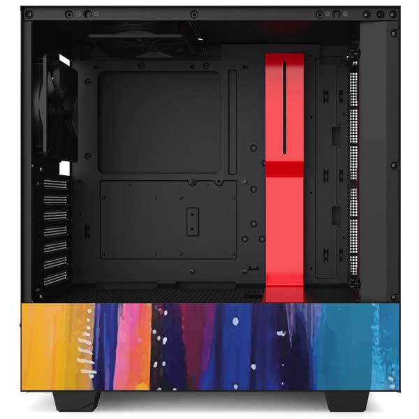 Pink Sparkle Brush Stroke NZXT H510 Compact ATX Mid-Tower Case Skin ...