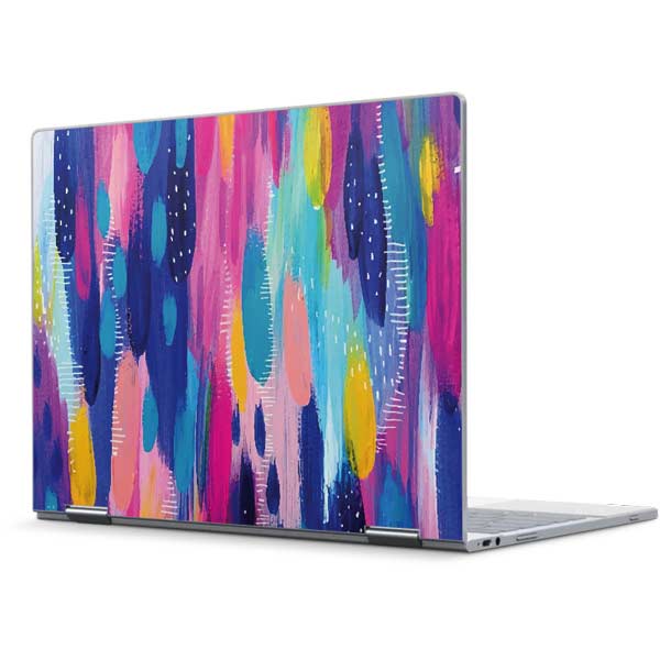 Pink Sparkle Brush Stroke Google Pixelbook Skin | Art – Skinit