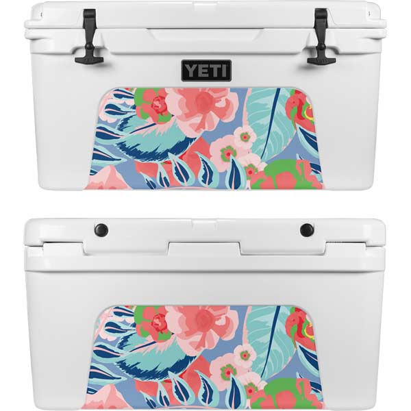 Pink Spring Flowers YETI Tundra 75 Hard Cooler Skin | Skinit