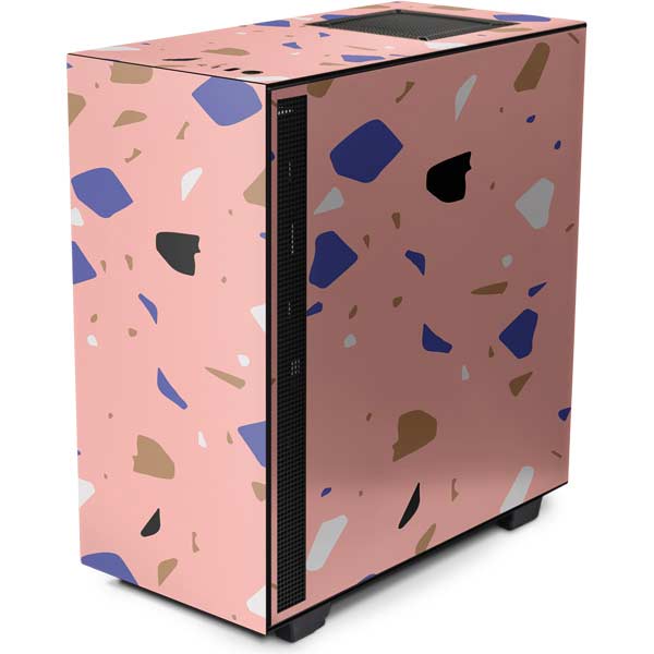 Pink Terrazzo NZXT H510 Compact ATX Mid-Tower Case Skin – Skinit