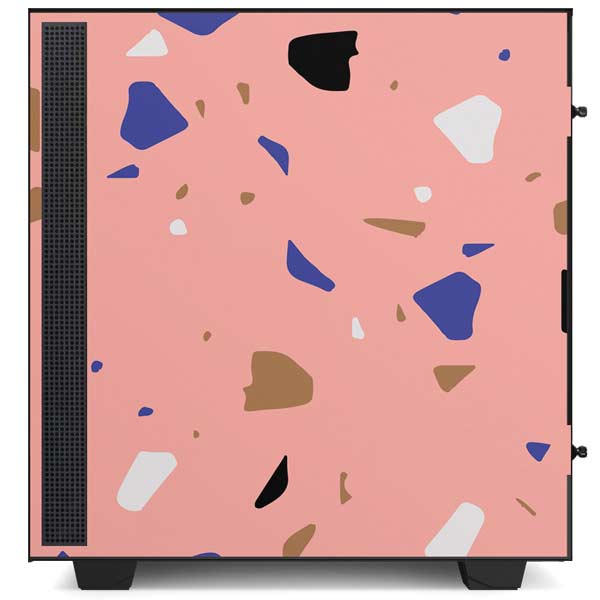 Pink Terrazzo NZXT H510 Compact ATX Mid-Tower Case Skin – Skinit