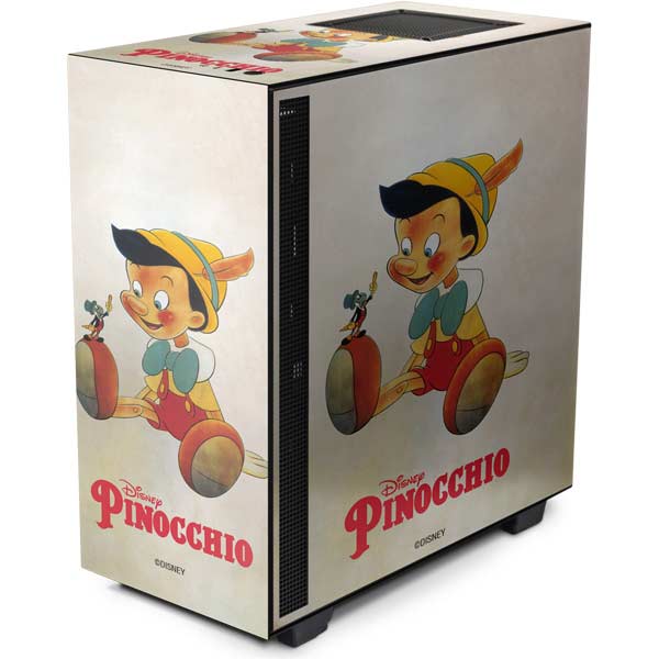 Pinocchio Vintage Portrait NZXT H510 Compact ATX Mid-Tower Case Skin ...