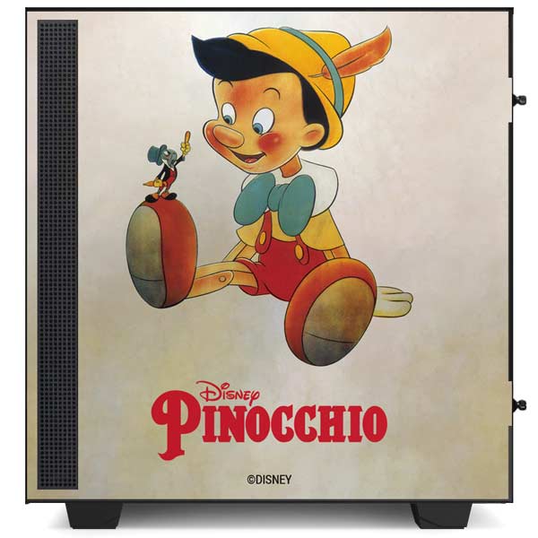 Pinocchio Vintage Portrait NZXT H510 Compact ATX Mid-Tower Case Skin ...