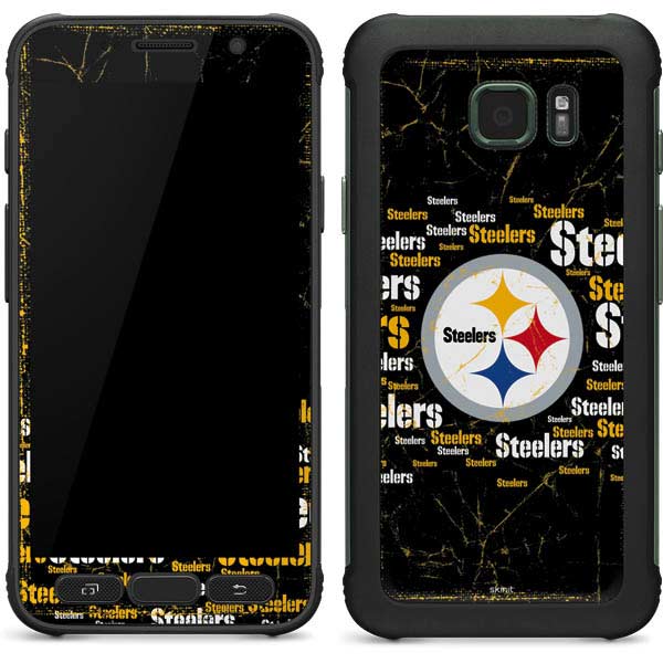 Pittsburgh Steelers Black Blast Samsung Galaxy Skin | NFL – Skinit