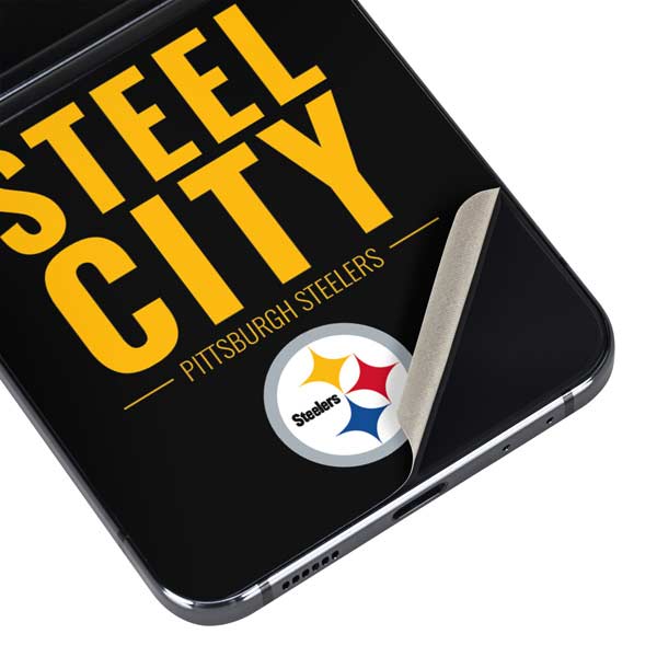 Pittsburgh Steelers Team Motto Skin for Galaxy Z Flip5 5G | Skinit