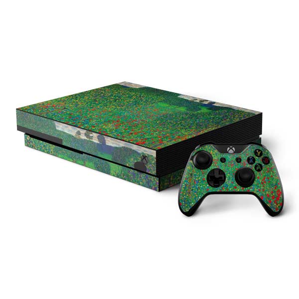Poppy Field by Gustav Klimt Microsoft Xbox Skin | Art – Skinit