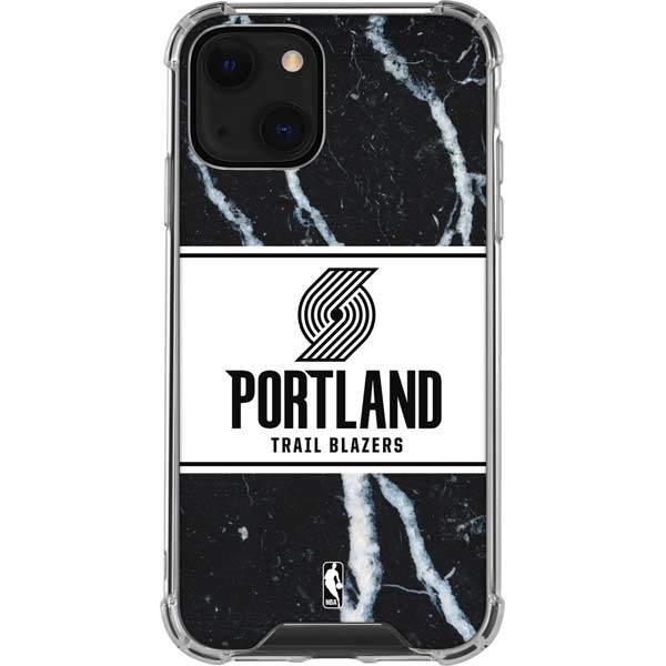 Portland Trail Blazers Marble iPhone 15 Plus Clear Case | Clear Phone ...