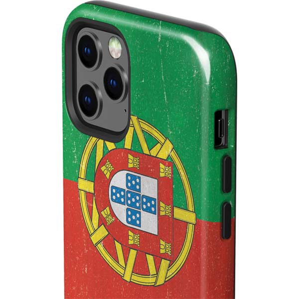 Portugal Flag Distressed Impact Case for iPhone 12 Pro Max - Skinit