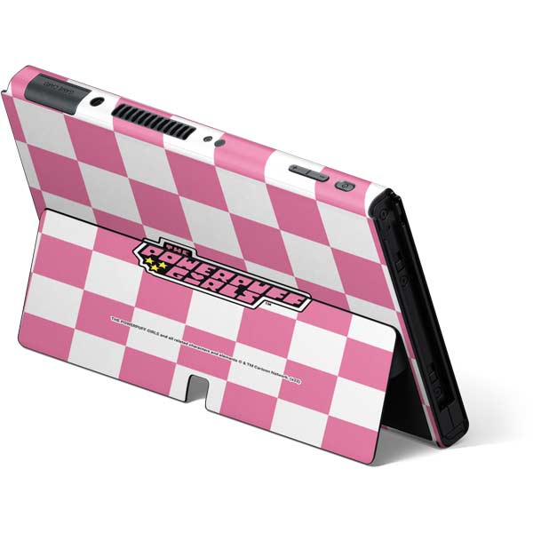 Powerpuff Girls Checkered Nintendo Switch OLED (2021) Bundle Skin | Skinit