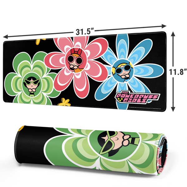 Skinit Powerpuff Girls Flowers XL Gaming Mouse Pad