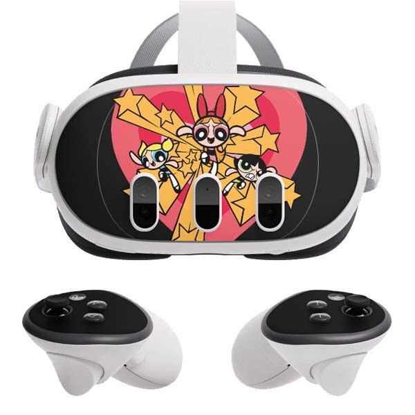 Powerpuff Girls Gold Stars Meta Quest 3 Skin | Decals | Wraps | Skinit