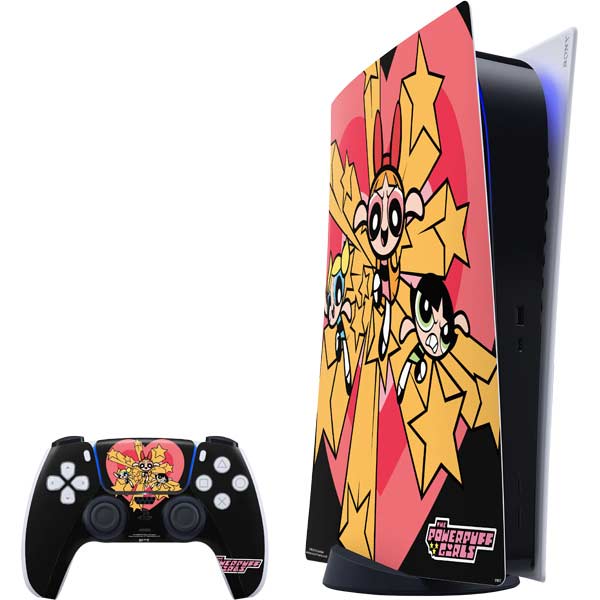 Powerpuff Girls Gold Stars PS5 Digital Edition Console & Controller ...