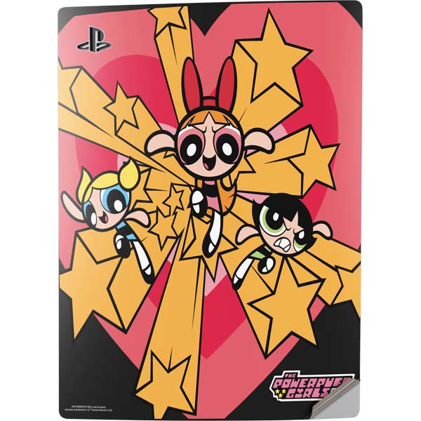 Powerpuff Girls Gold Stars Skin for PS5 Digital Edition Console - Skinit