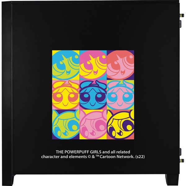Powerpuff Girls Neon Corsair 4000D Tempered Glass Mid-Tower ATX Case ...