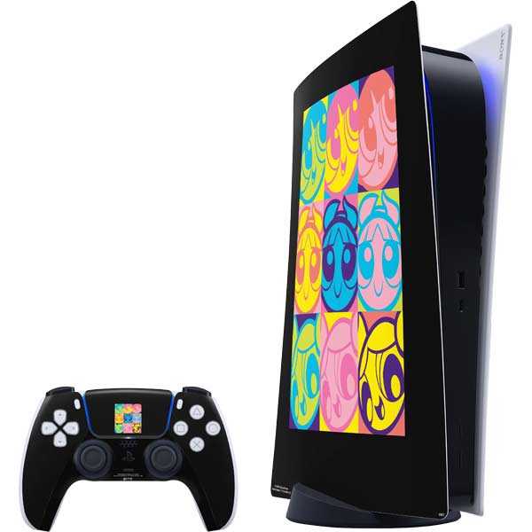 Powerpuff Girls Neon PS5 Digital Edition Console & Controller Skins ...