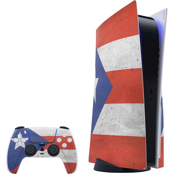 Puerto Rico Flag Distressed Sony PlayStation Skin – Skinit