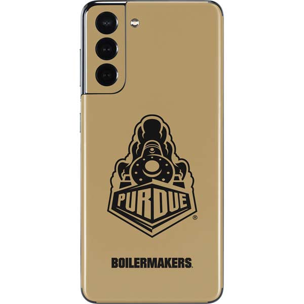 Purdue Gold Signature Logo Samsung Galaxy Skin – Skinit