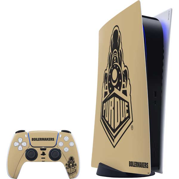 Purdue Gold Signature Logo PS5 Digital Edition Console & Controller ...