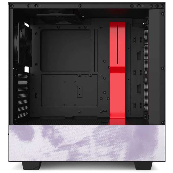 Purple and White Tie Dye NZXT H510 Compact ATX Mid-Tower Case Skin – Skinit