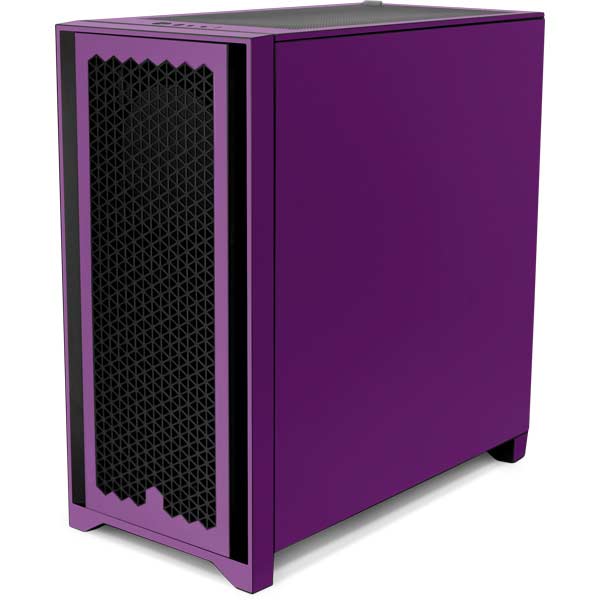 Purple Solid Corsair 4000D Tempered Glass Mid-Tower ATX Case Skin – Skinit