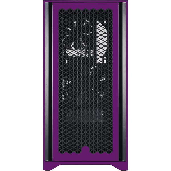 Purple Solid Corsair 4000D Tempered Glass Mid-Tower ATX Case Skin – Skinit