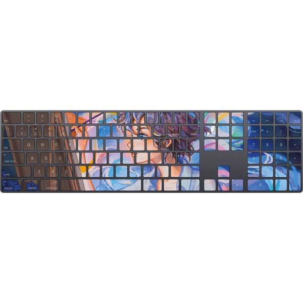Rainbow Anime Artist Painter by Ivy Dolamore Magic Keyboard with Numer ...