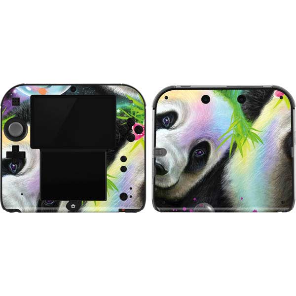 Rainbow Pandas with Butterflies by Sheena Pike Nintendo DS Skin | Art ...