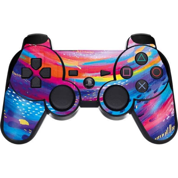 Rainbow Wave Brush Stroke Sony PlayStation Skin | Art – Skinit