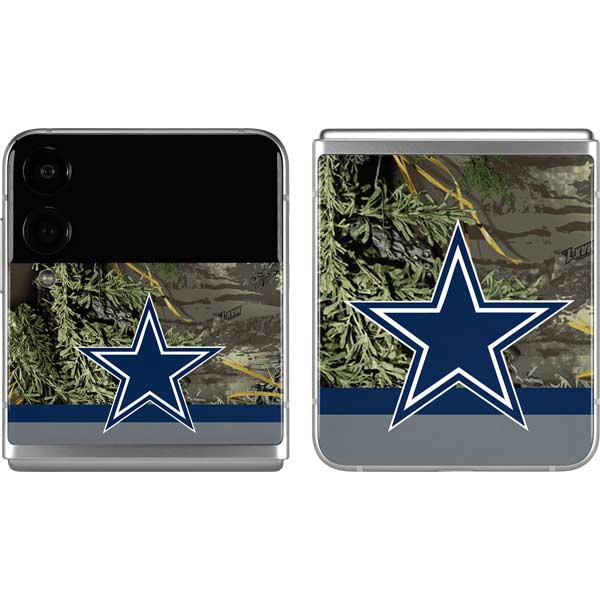 Galaxy Z Flip4 5G Realtree Camo Dallas Cowboys Skin | Skinit