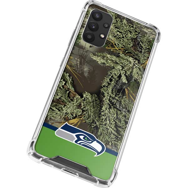 Realtree Camo Seattle Seahawks Clear Cases for Samsung Galaxy A32 5G ...