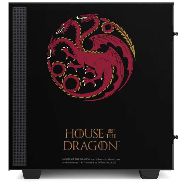 Red Dragon Tararyen Sigil NZXT H510 Compact ATX Mid-Tower Case Skin ...