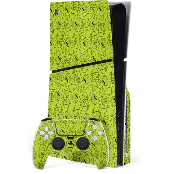 Adult Swim Rick and Morty Rick and Morty All Over Print Skin for PS5 ...