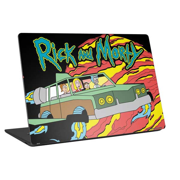 Universal Laptop 17in (13.8 x 10in) Rick and Morty Family Wagon Skin ...