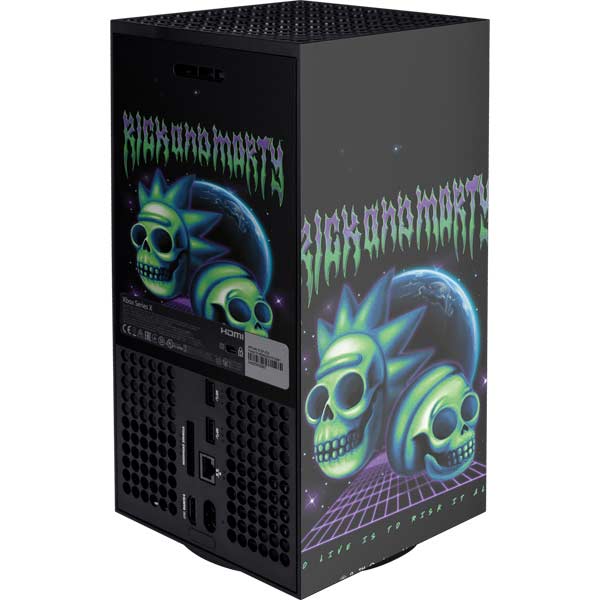 Rick and Morty Neon Skulls Microsoft Xbox Skin – Skinit