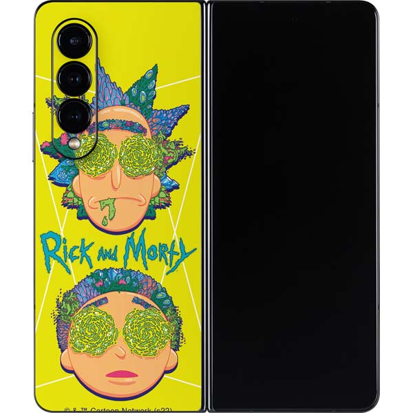 Rick and Morty Portal Eyes Galaxy Z Fold4 5G Skin | Decals | Skinit