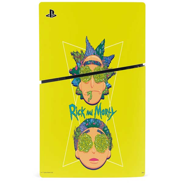 Adult Swim Rick and Morty Rick and Morty Portal Eyes Skin for PS5 Slim ...