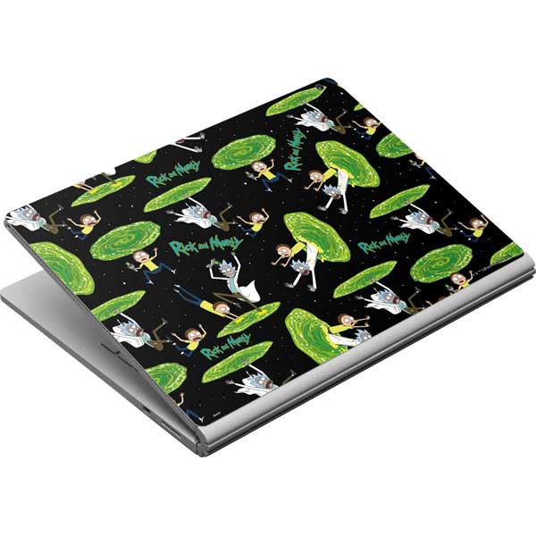 Rick and Morty Portal Pattern Microsoft Surface Book Skin – Skinit