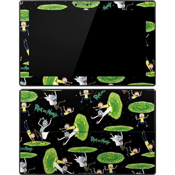 Rick and Morty Portal Pattern Microsoft Surface Skin – Skinit
