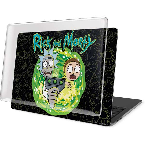 Rick and Morty Portal Travel Clear Cases for MacBook Pro 13 - Skinit