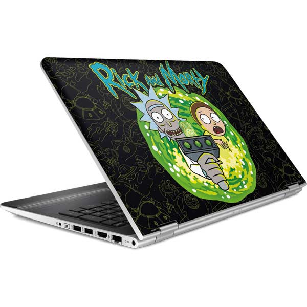 Rick and Morty Portal Travel HP Pavilion Skin | Skinit