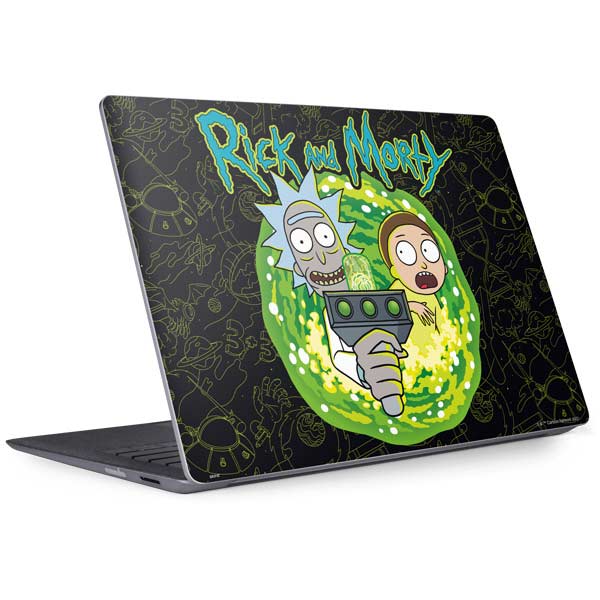 Rick and Morty Portal Travel Microsoft Surface Laptop Skin – Skinit