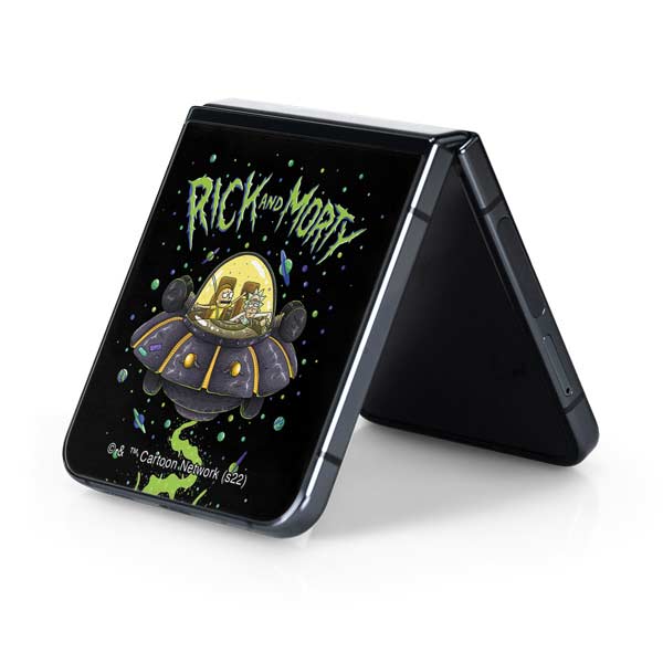 Rick and Morty Spaceship Skin for Galaxy Z Flip5 5G | Skinit