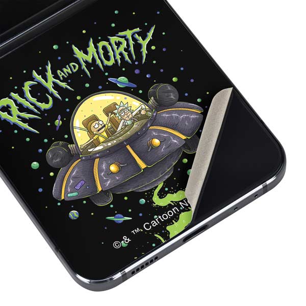 Rick and Morty Spaceship Skin for Galaxy Z Flip5 5G | Skinit