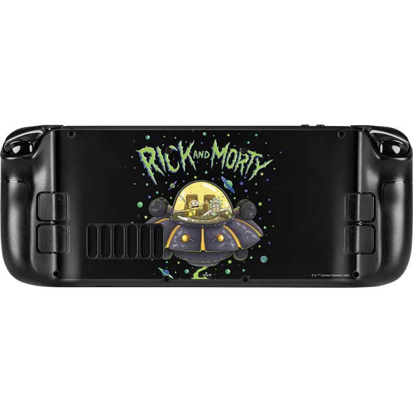 Rick and Morty Spaceship Steam Deck Handheld Gaming Computer Skin – Skinit