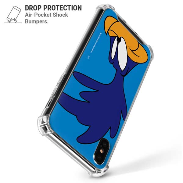 Looney Tunes Road Runner Zoomed In iPhone XS Max Clear Case | Clear ...