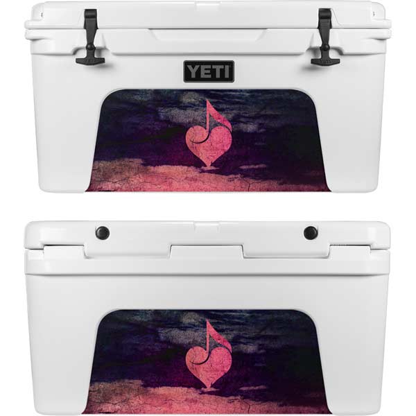 Rustic Musical Heart YETI Tundra 75 Hard Cooler Skin | Skinit