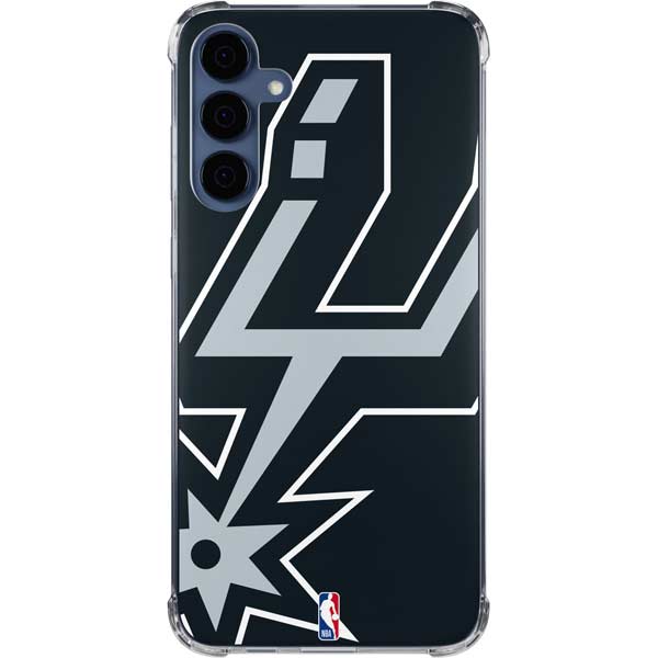 NBA San Antonio Spurs Large Logo Galaxy S24 Clear Case | Transparent ...