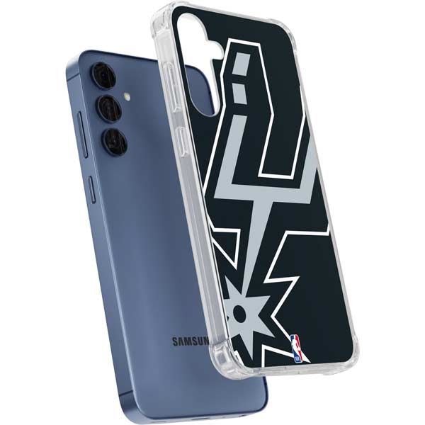 NBA San Antonio Spurs Large Logo Galaxy S24 Clear Case | Transparent ...