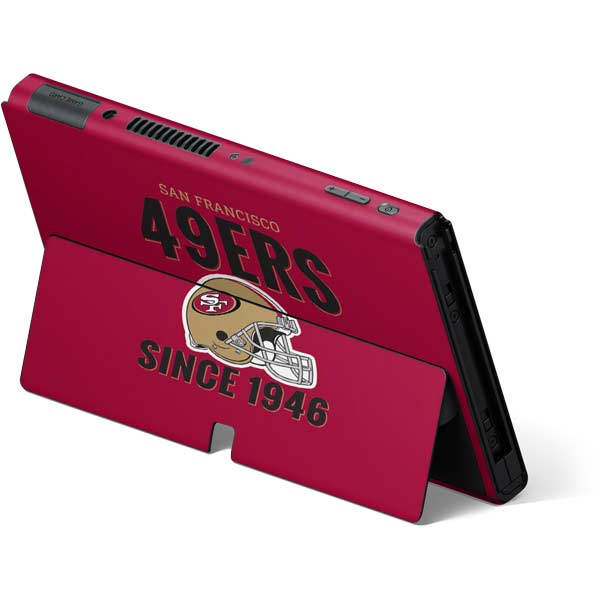 San Francisco 49ers Helmet Nintendo Switch OLED (2021) Bundle Skin | Skinit