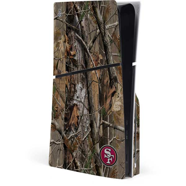 NFL San Francisco 49ers Realtree AP Camo Skin for PS5 Slim Disk Console ...